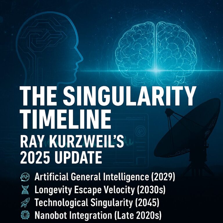 The Singularity Timeline: Ray Kurzweil’s 2025 Update on Humanity’s Future - Robot Builders