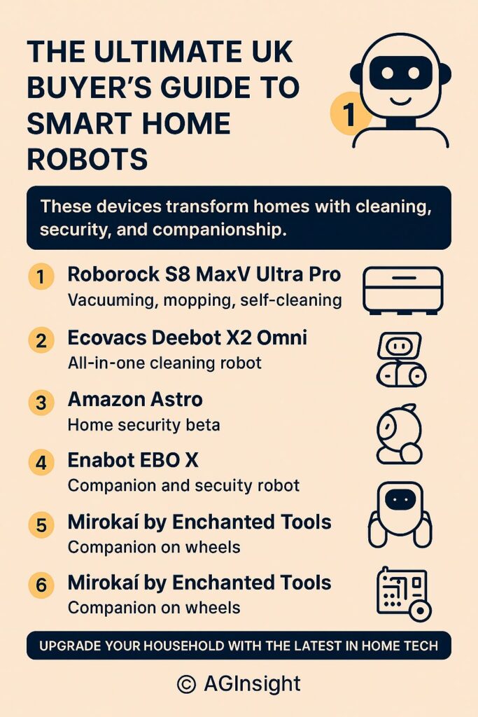 The Ultimate UK Buyer’s Guide to Smart Home Robots (2025) - Robot Builders